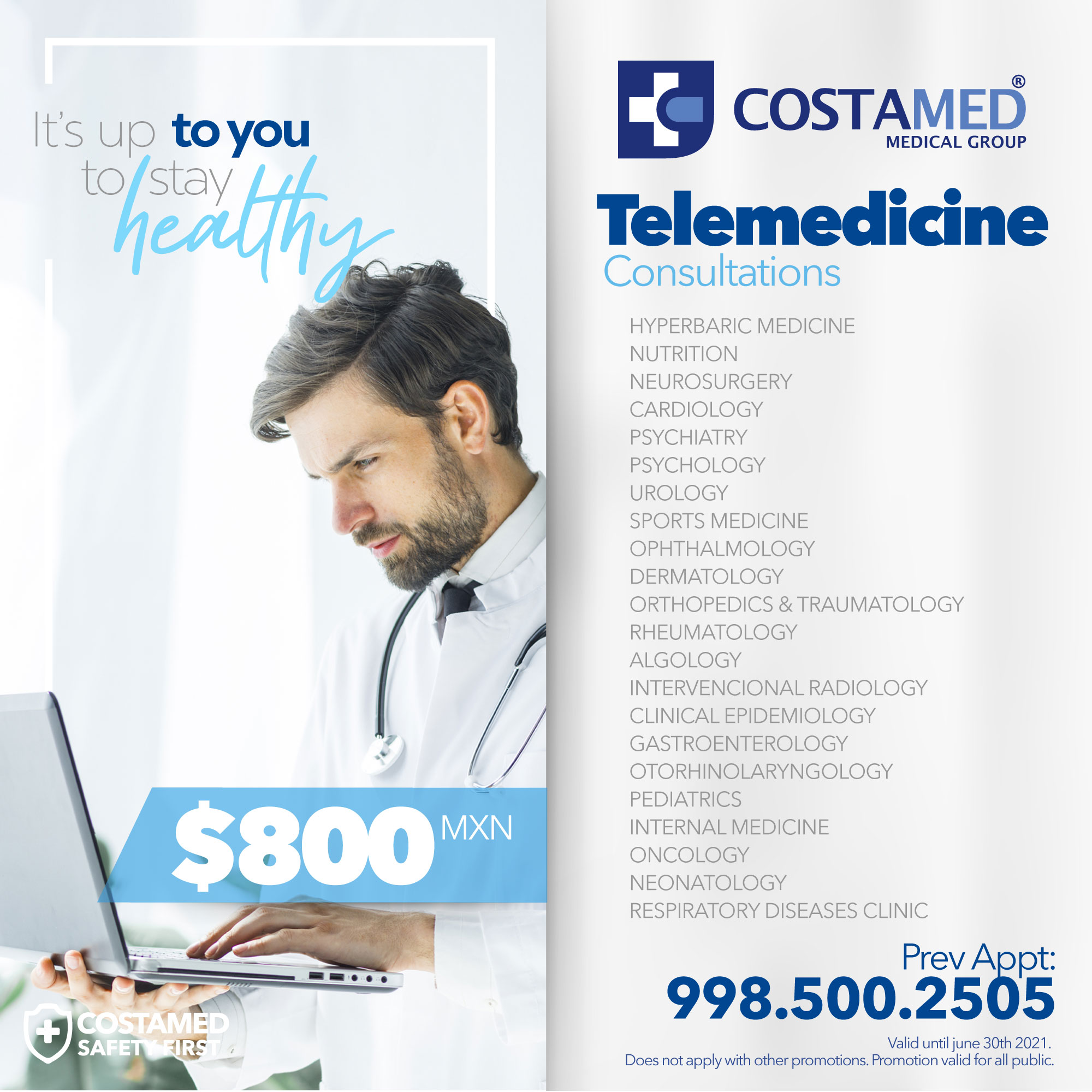 List of Costamed promotions